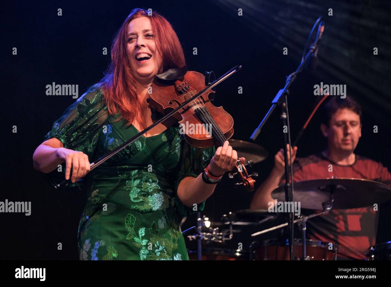 Kathryn Tickell performing at the Wickham Festival. August 5, 2023 ...