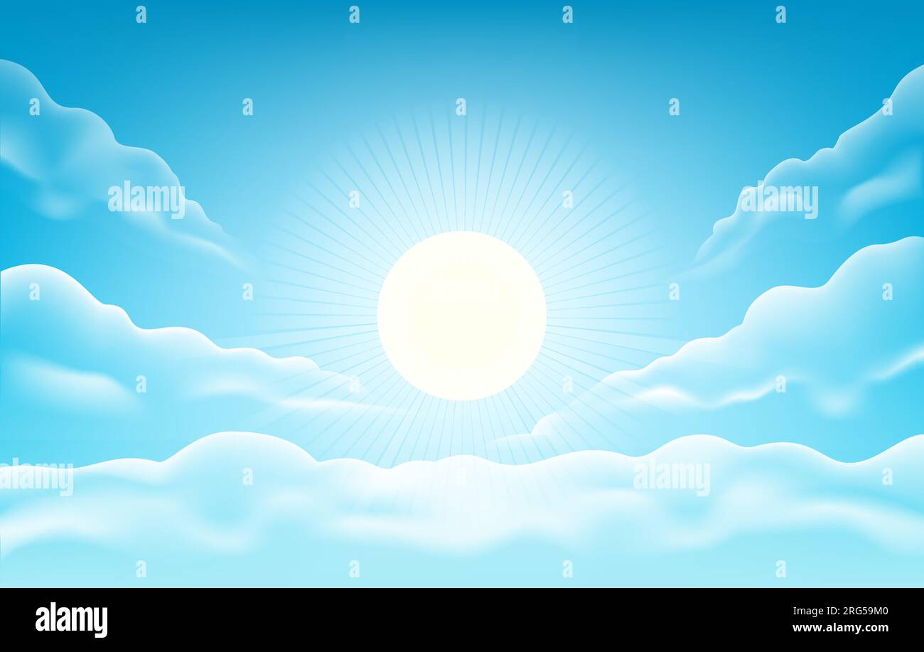 Summer season sunny background Stock Vector Image & Art - Alamy