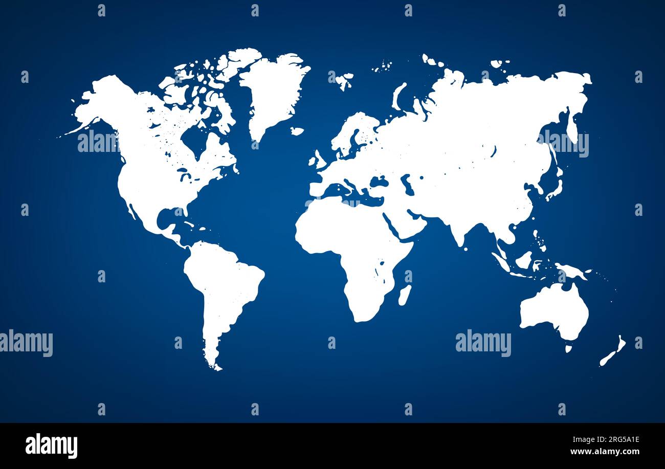 Pacific ocean location on the world map hi-res stock photography and ...