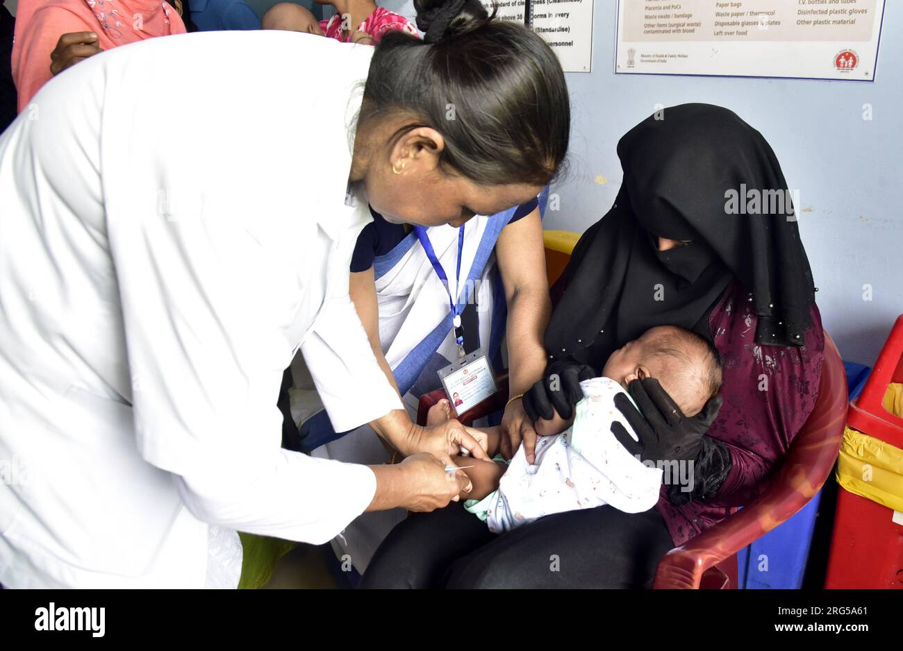 Guwahati, Guwahati, India. 7th Aug, 2023. A nurse inject IMI 5.0 ...