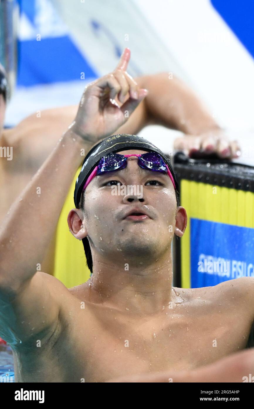 Chengdu, China's Sichuan Province. 7th Aug, 2023. Tabuchi Kaito of ...