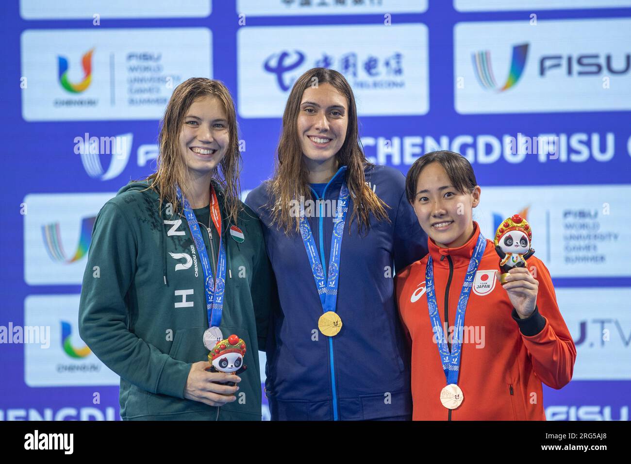 Chengdu, China's Sichuan Province. 7th Aug, 2023. Gold medalist ...