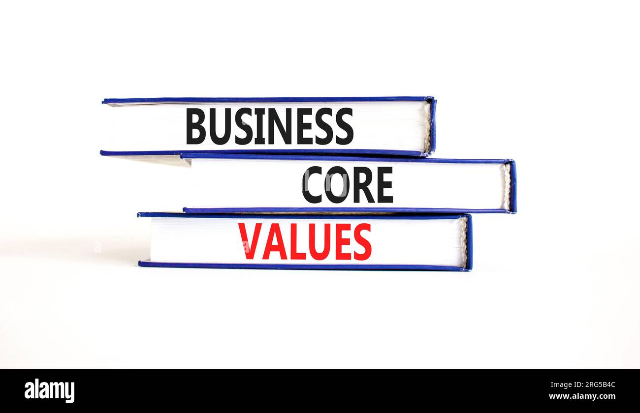 Business core values symbol. Concept words Business core values on ...