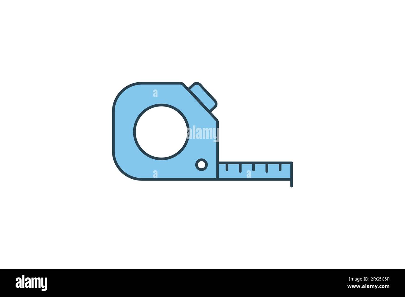 Tape Measure Icon. Icon related to measurement, construction, home ...