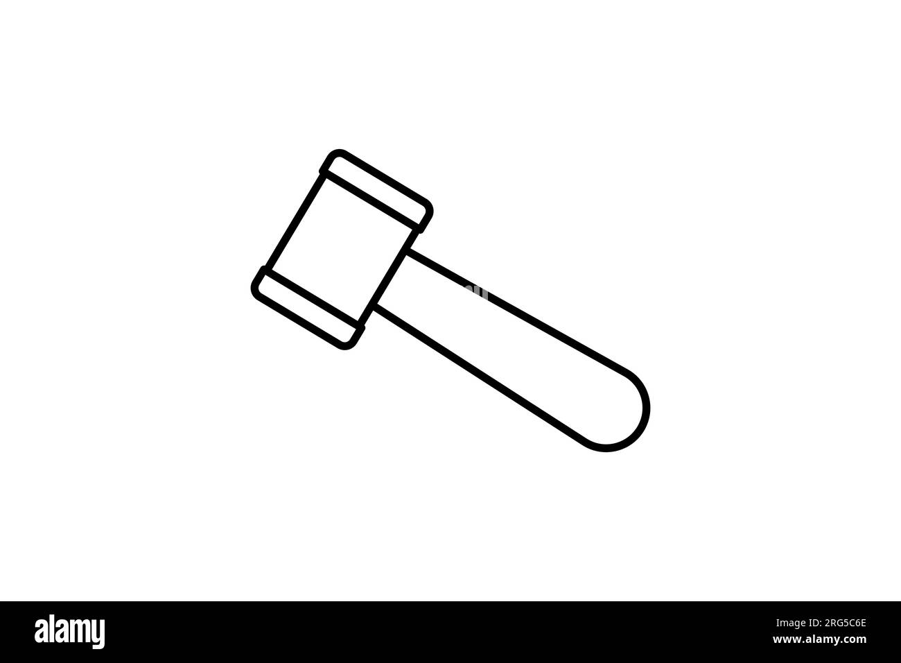 Hammer Icon. Icon related to carpentry, construction, projects. line ...