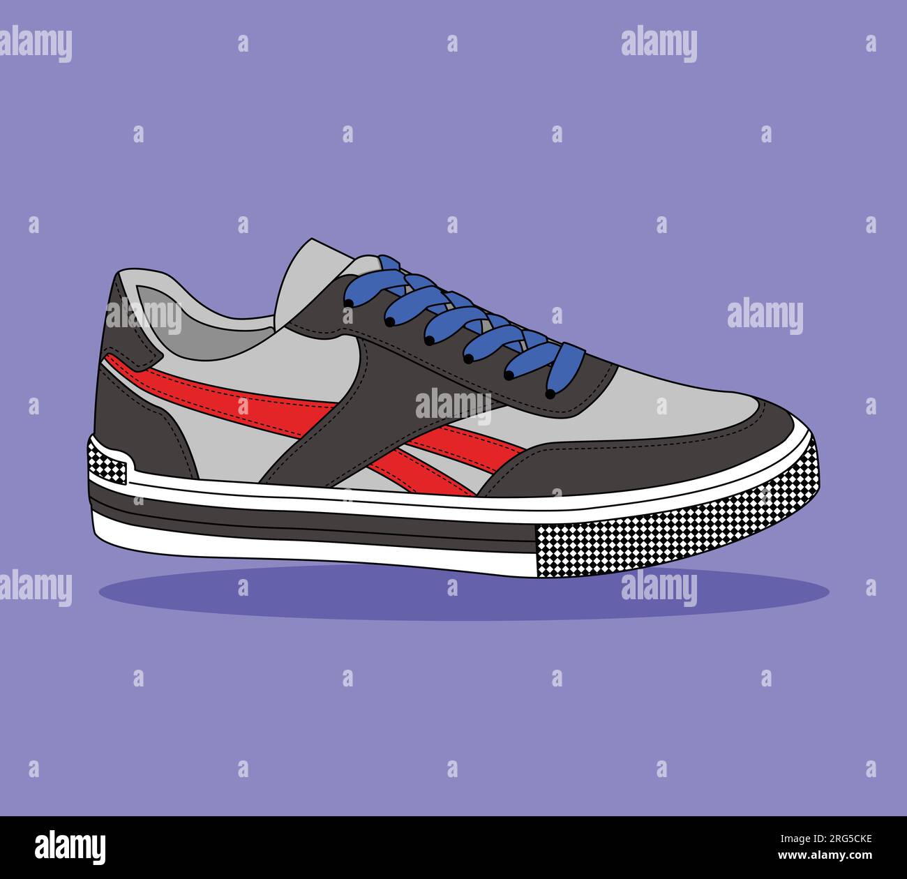 Sneaker Vector Drawing