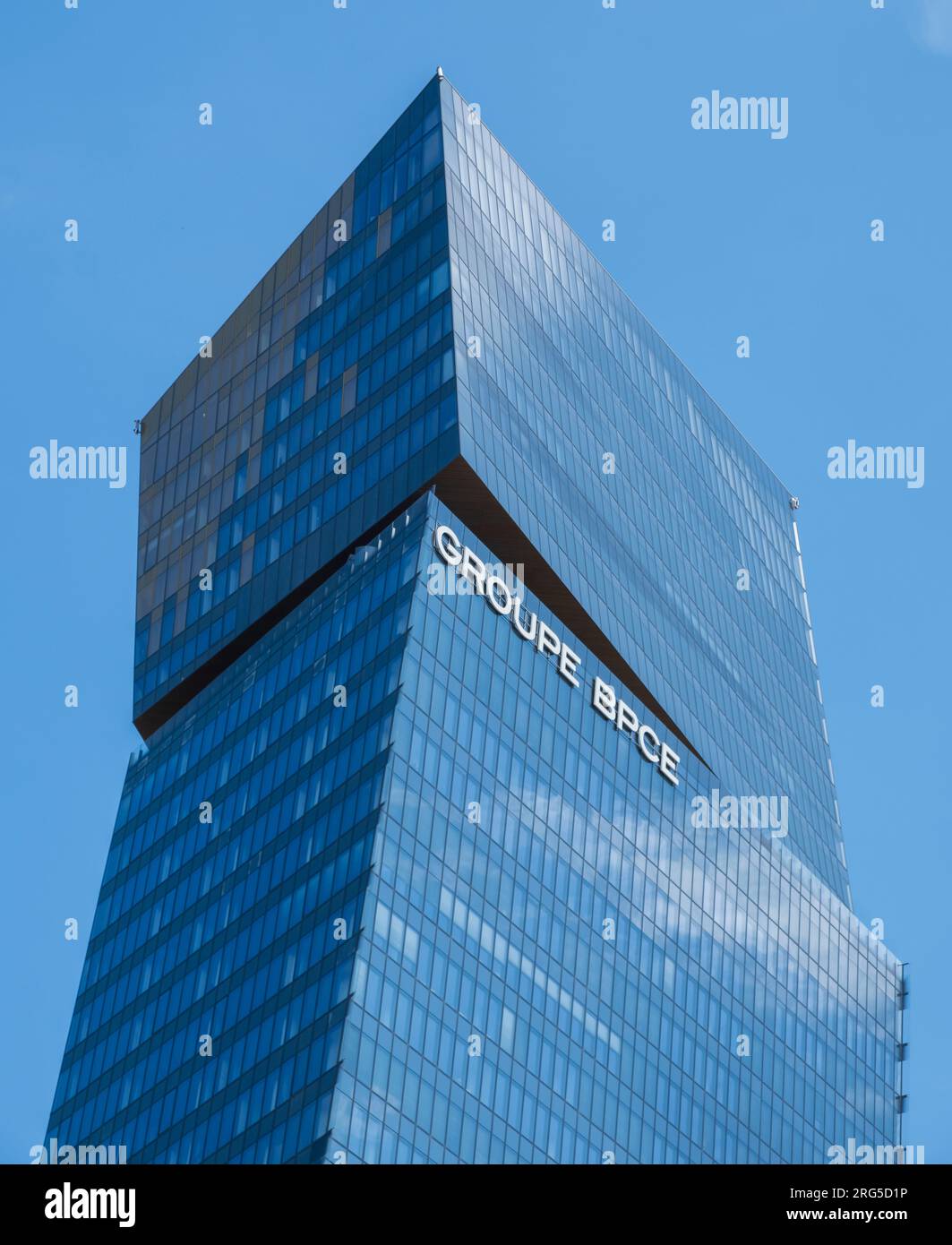 Exterior view of the towers housing the headquarters of the French ...