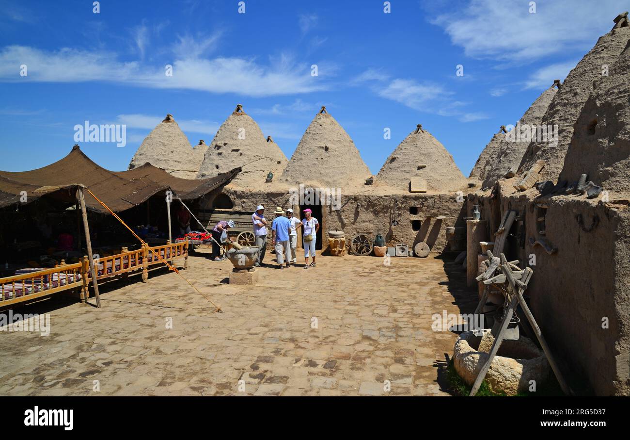 Harran district, located in the city of Sanliurfa in Turkey, is a ...