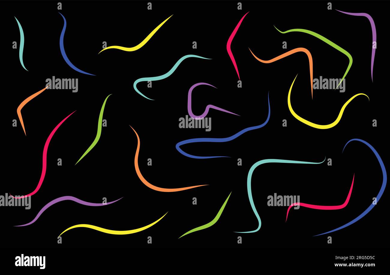 Line shape pattern Stock Vector Images - Alamy