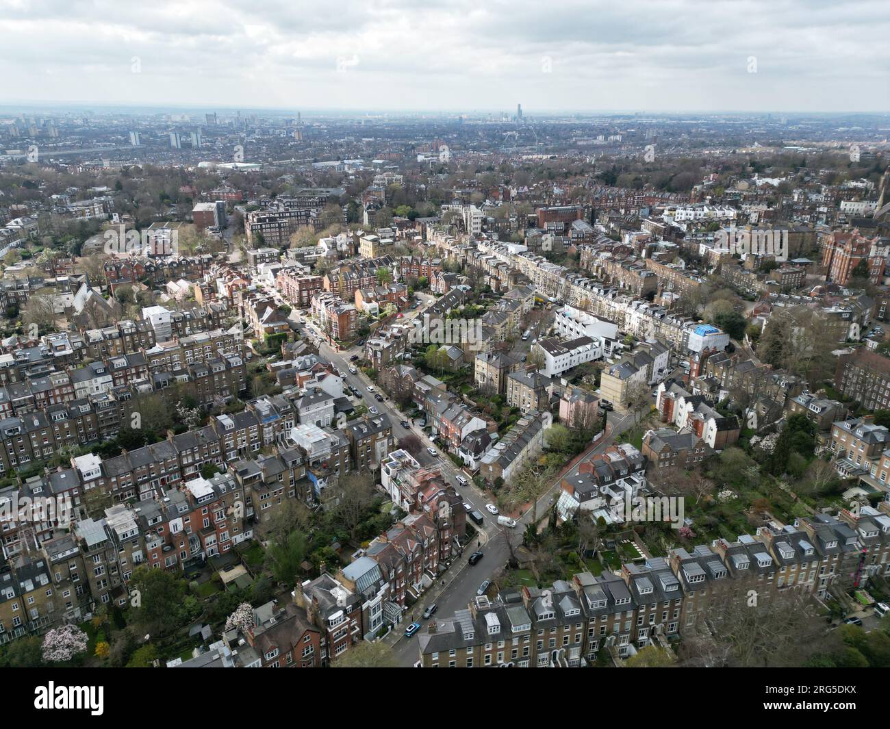 Aerial view highgate london hi-res stock photography and images - Alamy