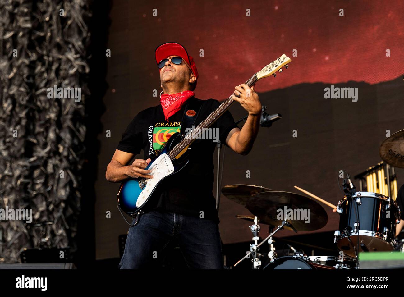 Milan Italy June 17, 2023 Tom Morello live at Firenze Rocks 2023 at ...