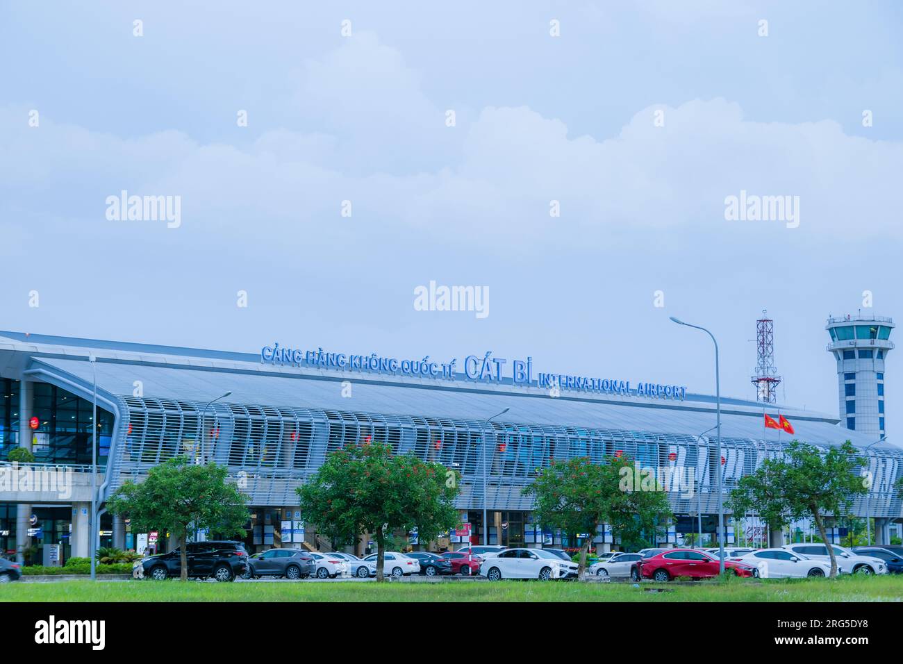 Cat Bi airport outside view in Hai Phong city, Viet Nam. July 26th 2023 ...