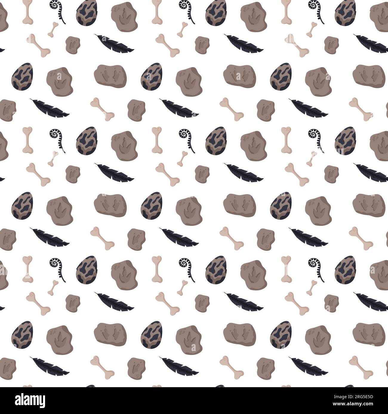 Dinosaur seamless pattern footprint tracks. Minimal color background ...