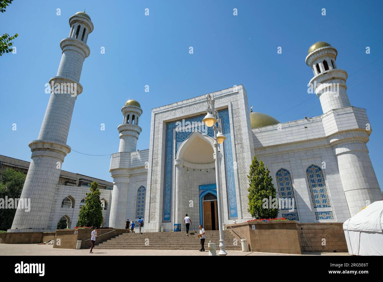 Almaty, Kazakhstan - August 4, 2023: Central Mosque in Almaty ...