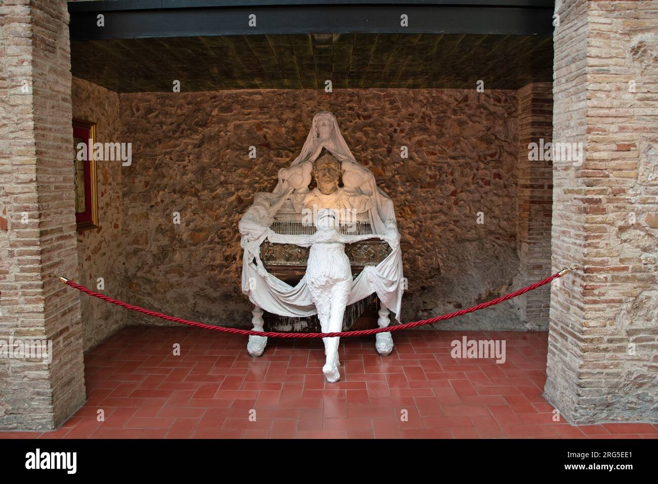 Landscape of chair in interior of Salvador Dali Theater Museum in ...