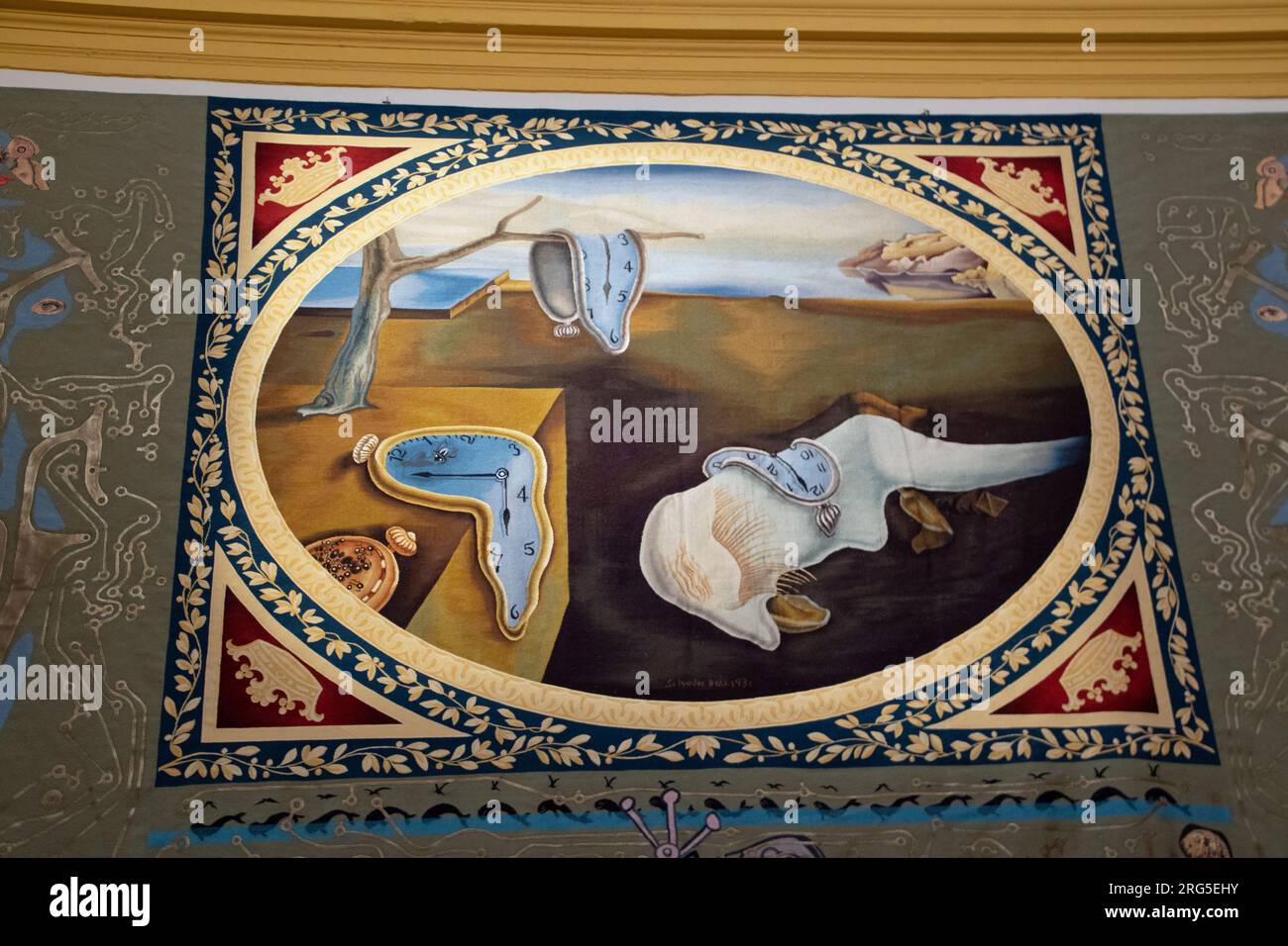 Landscape of The Persistence of Memory in Salvador Dali Theater Museum ...