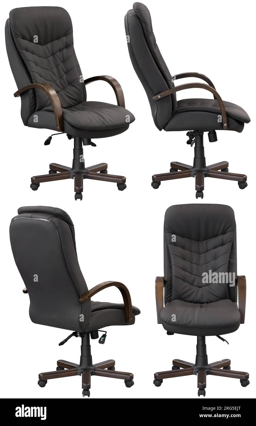 Office computer chair for the head. Interior element. Isolated from the ...