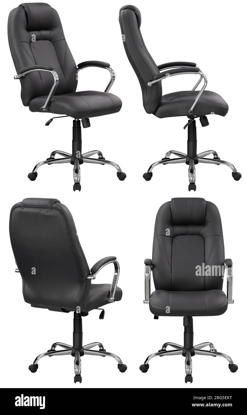 Office computer chair for the head. Interior element. Isolated from the ...