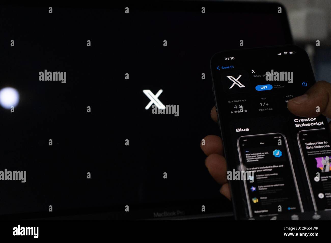 August 7, 2023, Homagama, Homagama, Sri Lanka: Twitter has officially changed their logo.It has ...