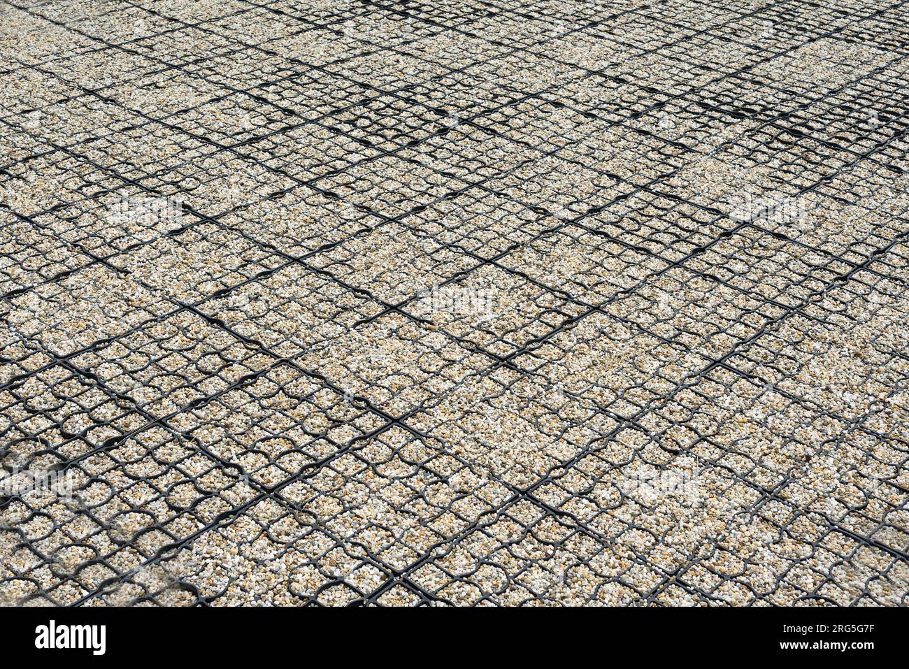 Ground reinforcement grids gravel grass plastic eco paving car drive ...