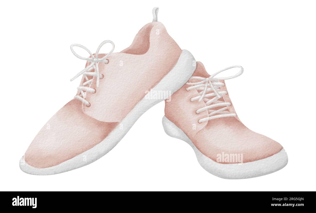 Pink Tennis Shoes Clipart