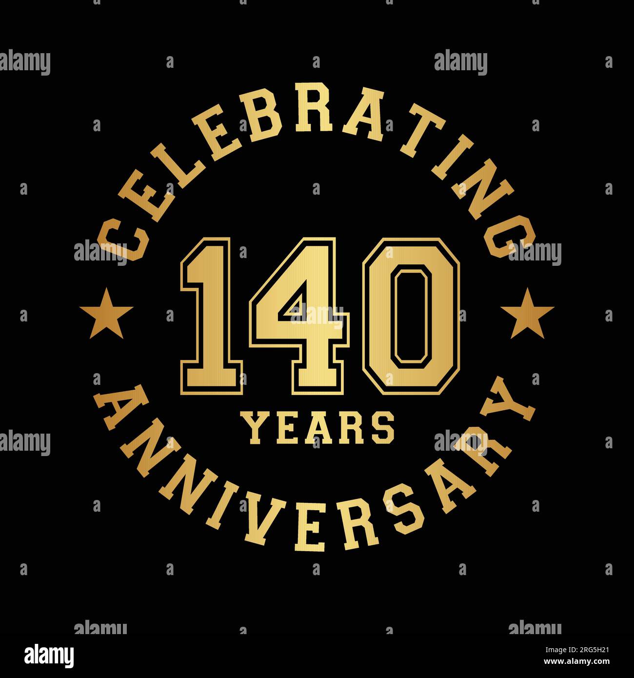 140th Stock Vector Images - Alamy