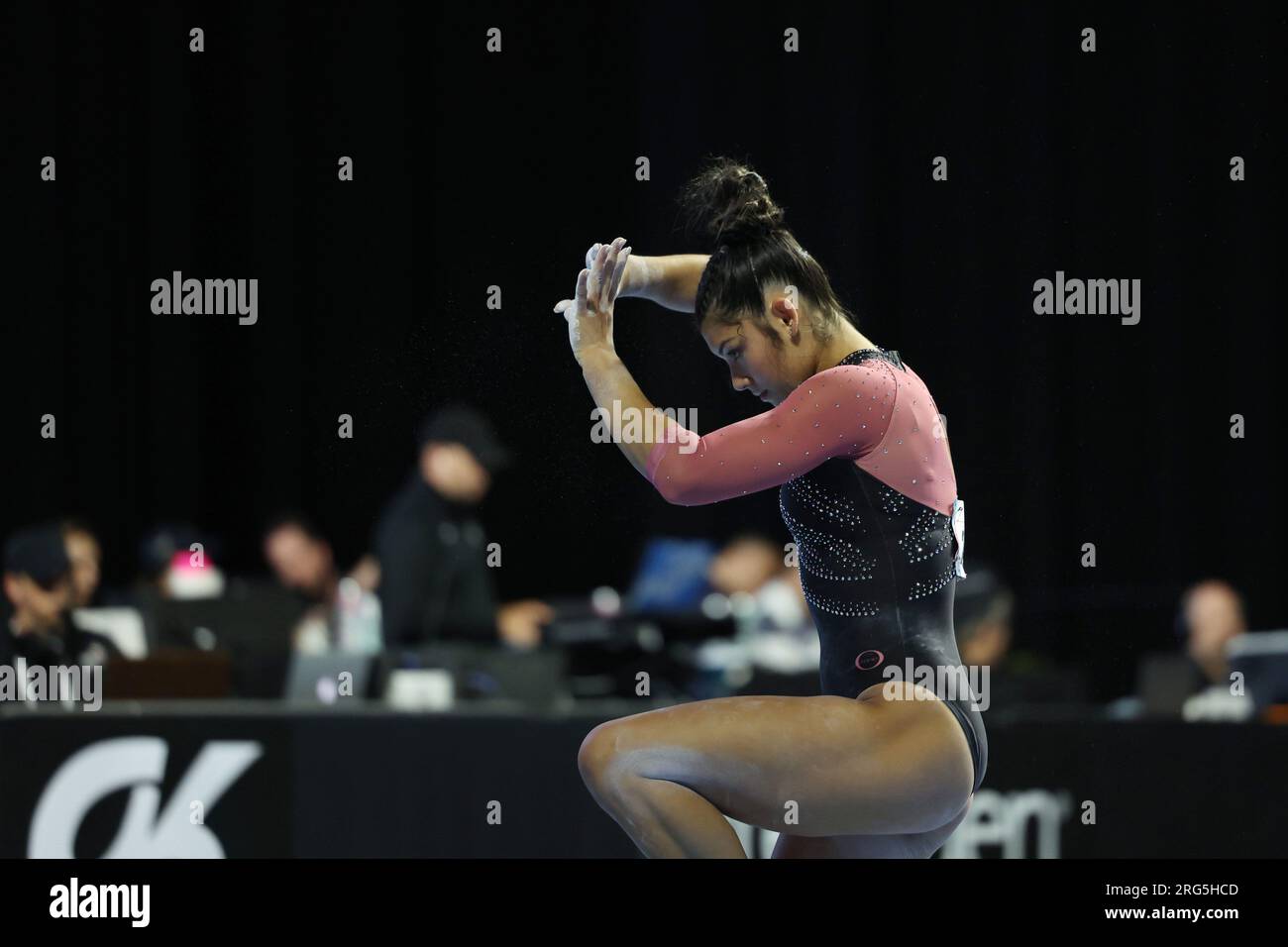 August 5, 2023: Kayla DiCello during the U.S. Classic. The 2023 Core ...