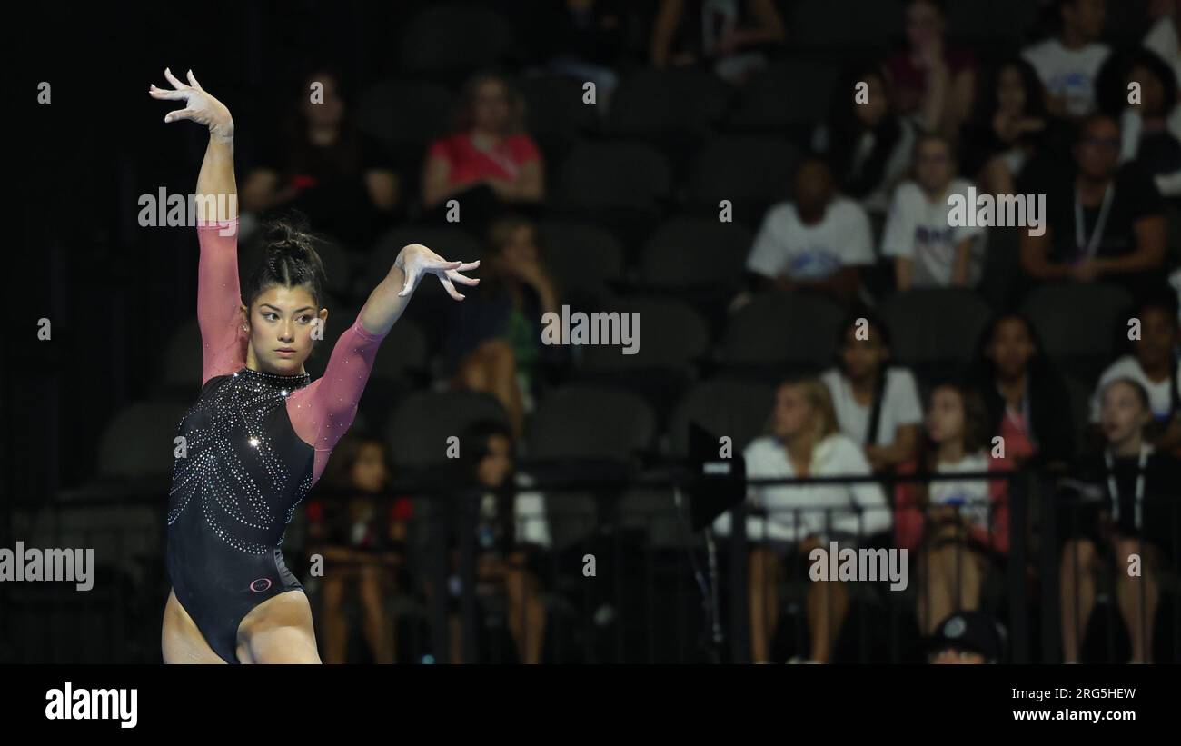 August 5, 2023: Kayla DiCello during the U.S. Classic. The 2023 Core ...