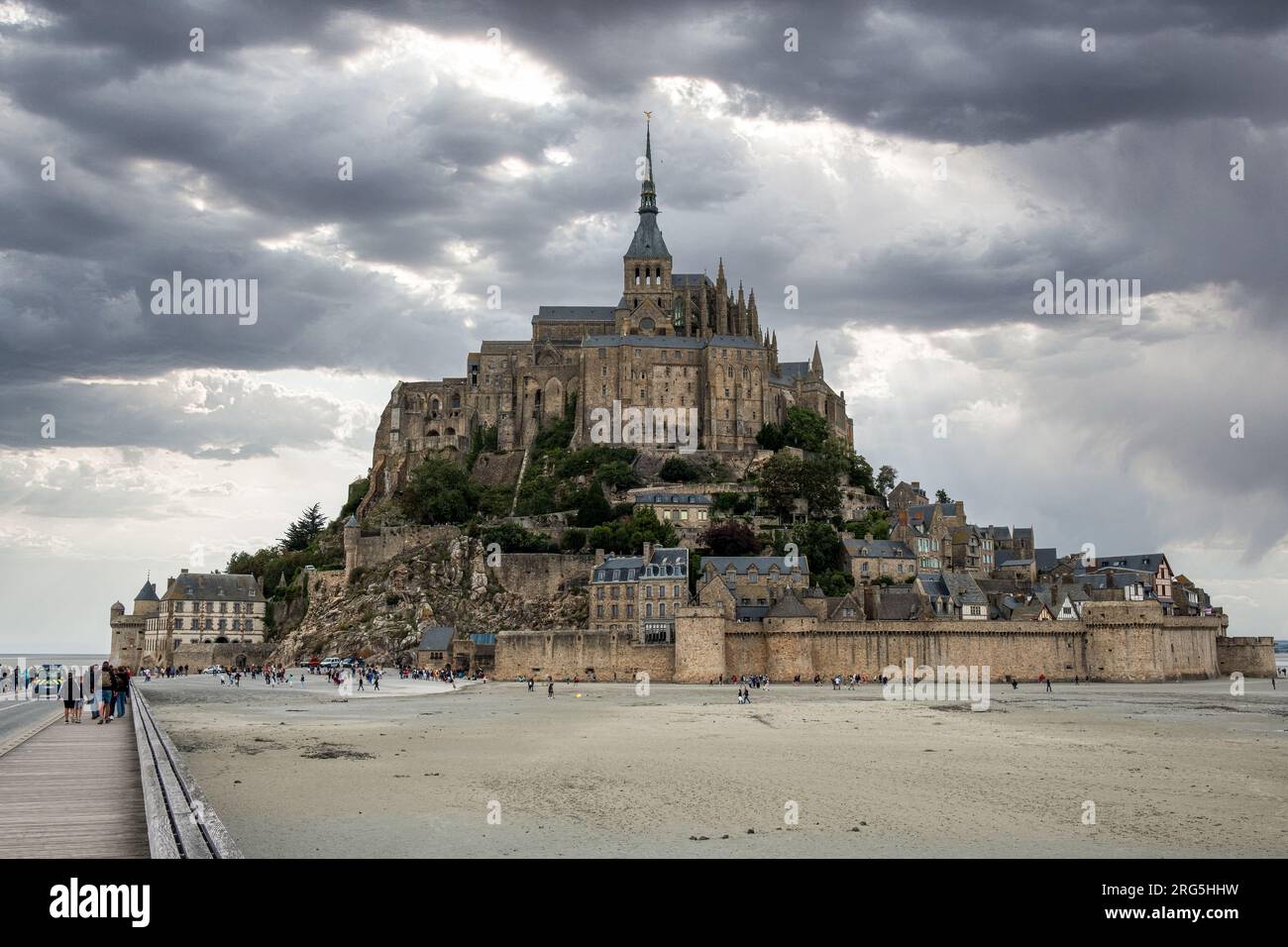 Mont Saint Michel, France - A UNESCO World Heritage Site, famous for ...