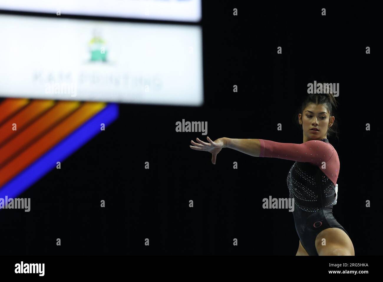 August 5, 2023: Kayla DiCello during the U.S. Classic. The 2023 Core ...