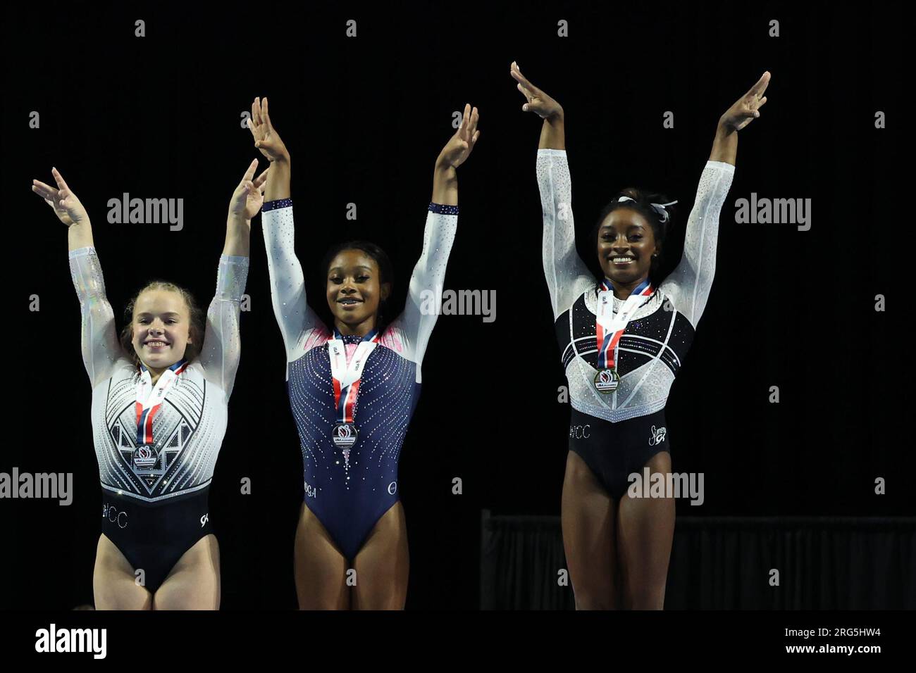August 5, 2023: SIMONE BILES wins gold on balance beam at the U.S ...
