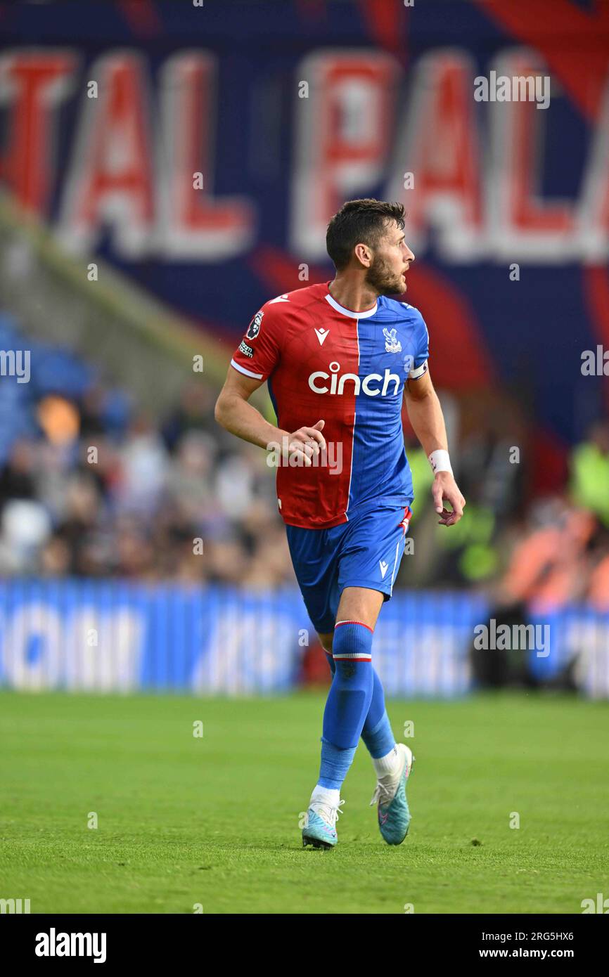 LONDON, ENGLAND - AUGUST 5: Joel Ward of Crystal Palace during the pre ...