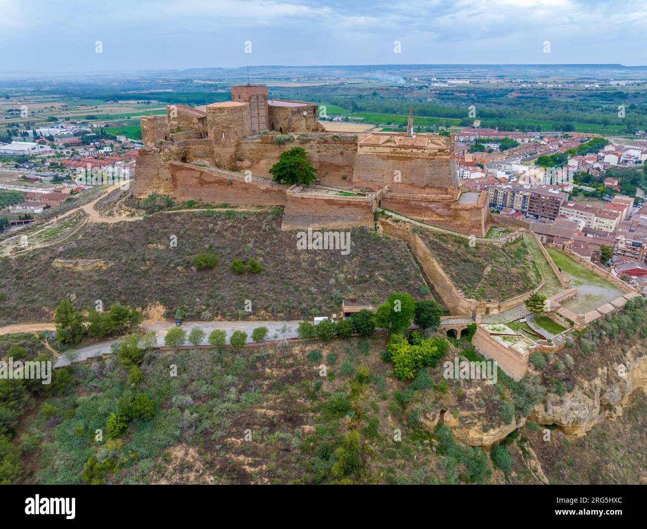 Castle fortress of Monzón Huesca of Muslim origin, Order of the Temple ...