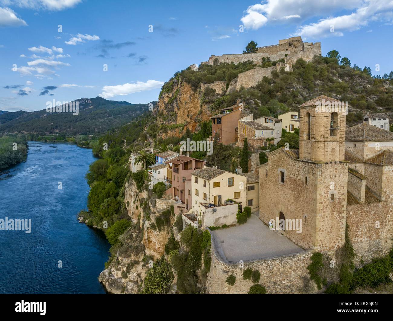 Miravet aerial hi-res stock photography and images - Alamy