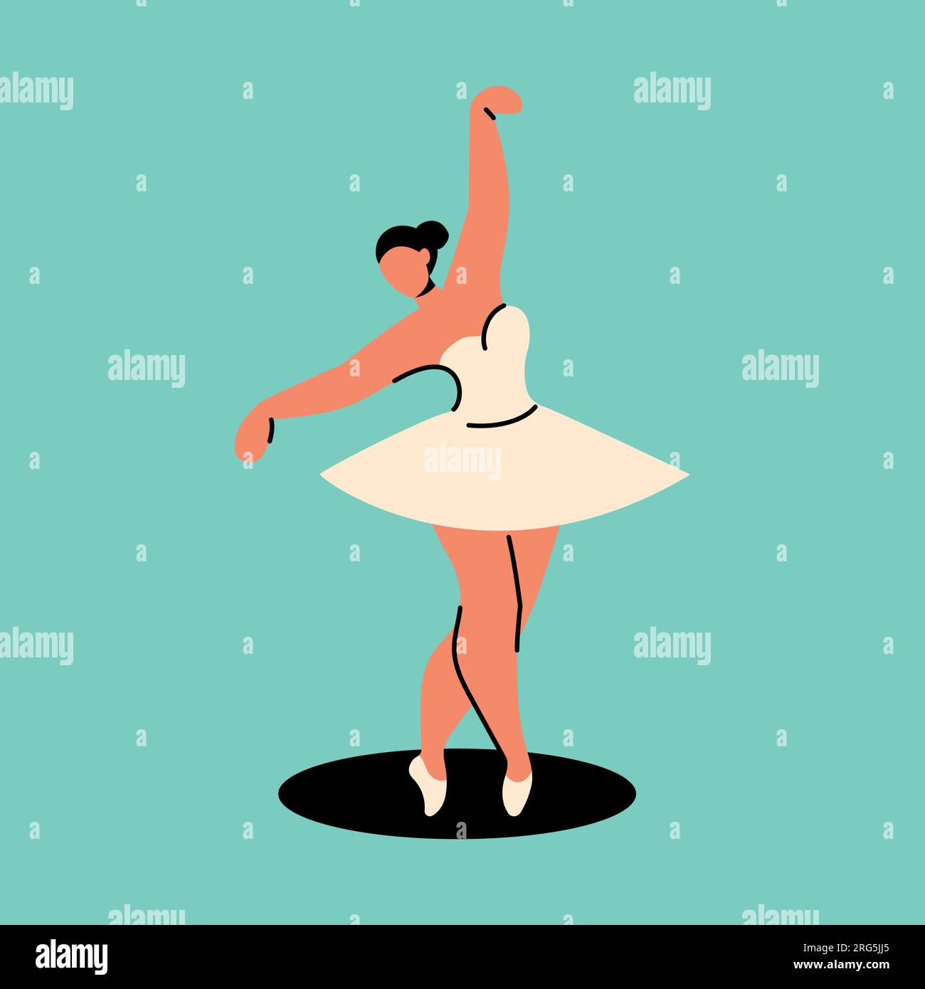 Ballerina pictogram hi-res stock photography and images - Alamy