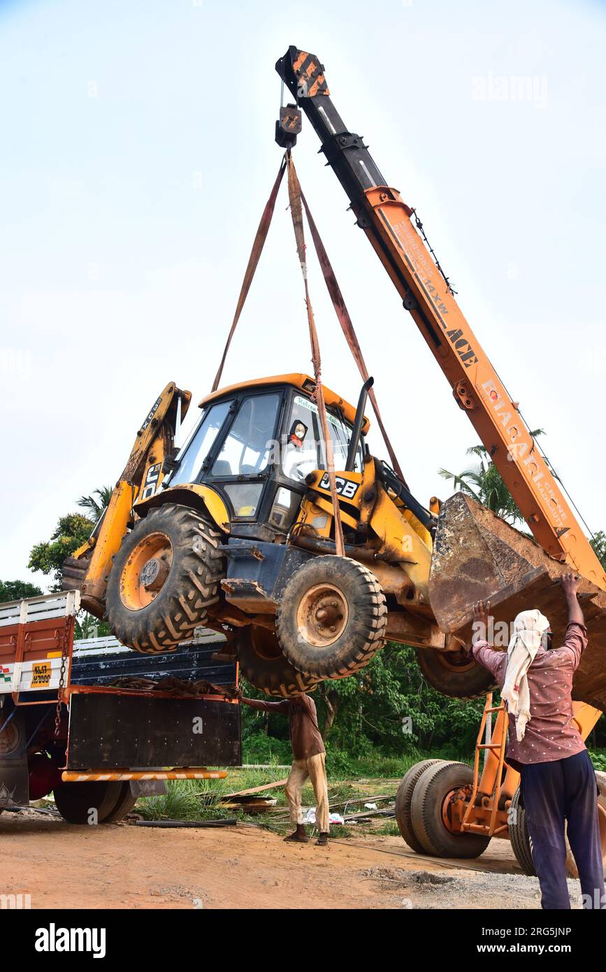 Jcb crain hi-res stock photography and images - Alamy