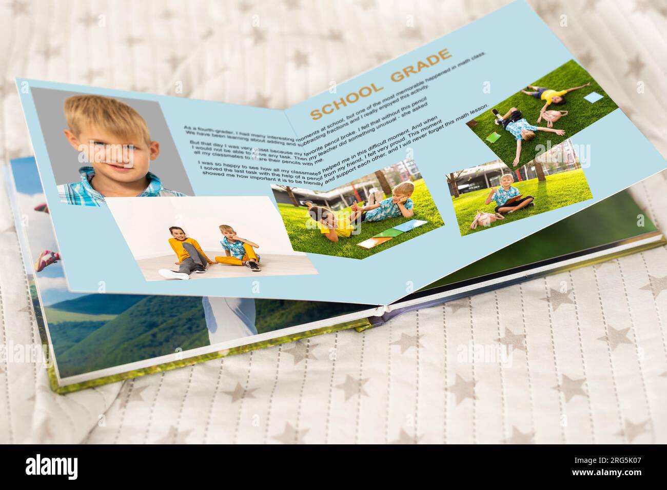 graduation album, photobook, printed photobooks Stock Photo - Alamy