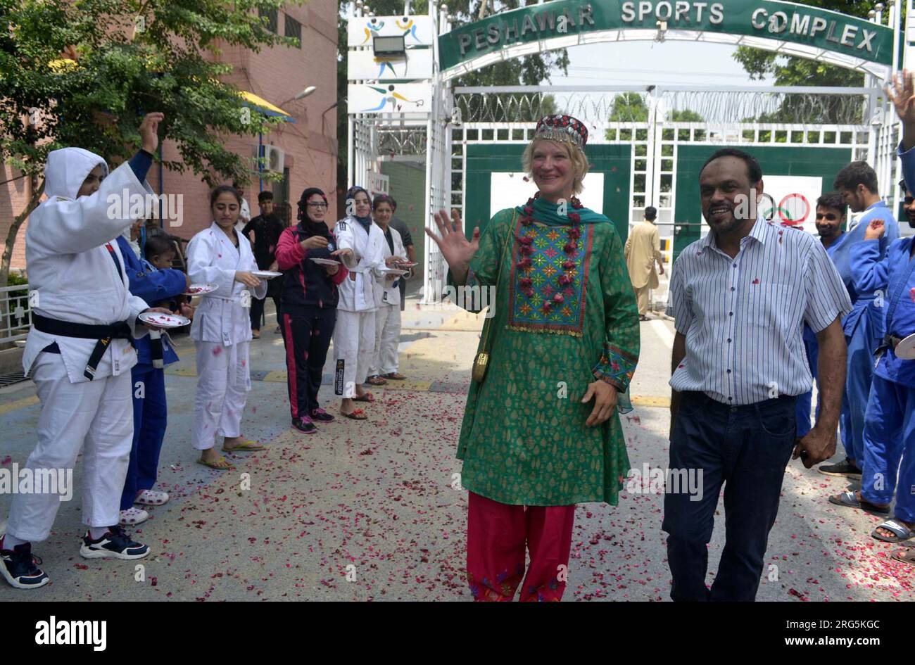 Nawabshah,, August 7, 2023. Olympic Medalist, European Champion ...