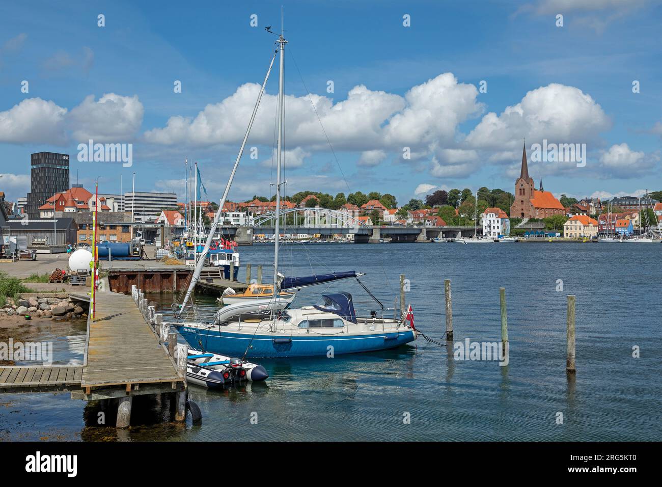 Boats, harbour, Sønderborg, Syddanmark, Denmark Stock Photo - Alamy