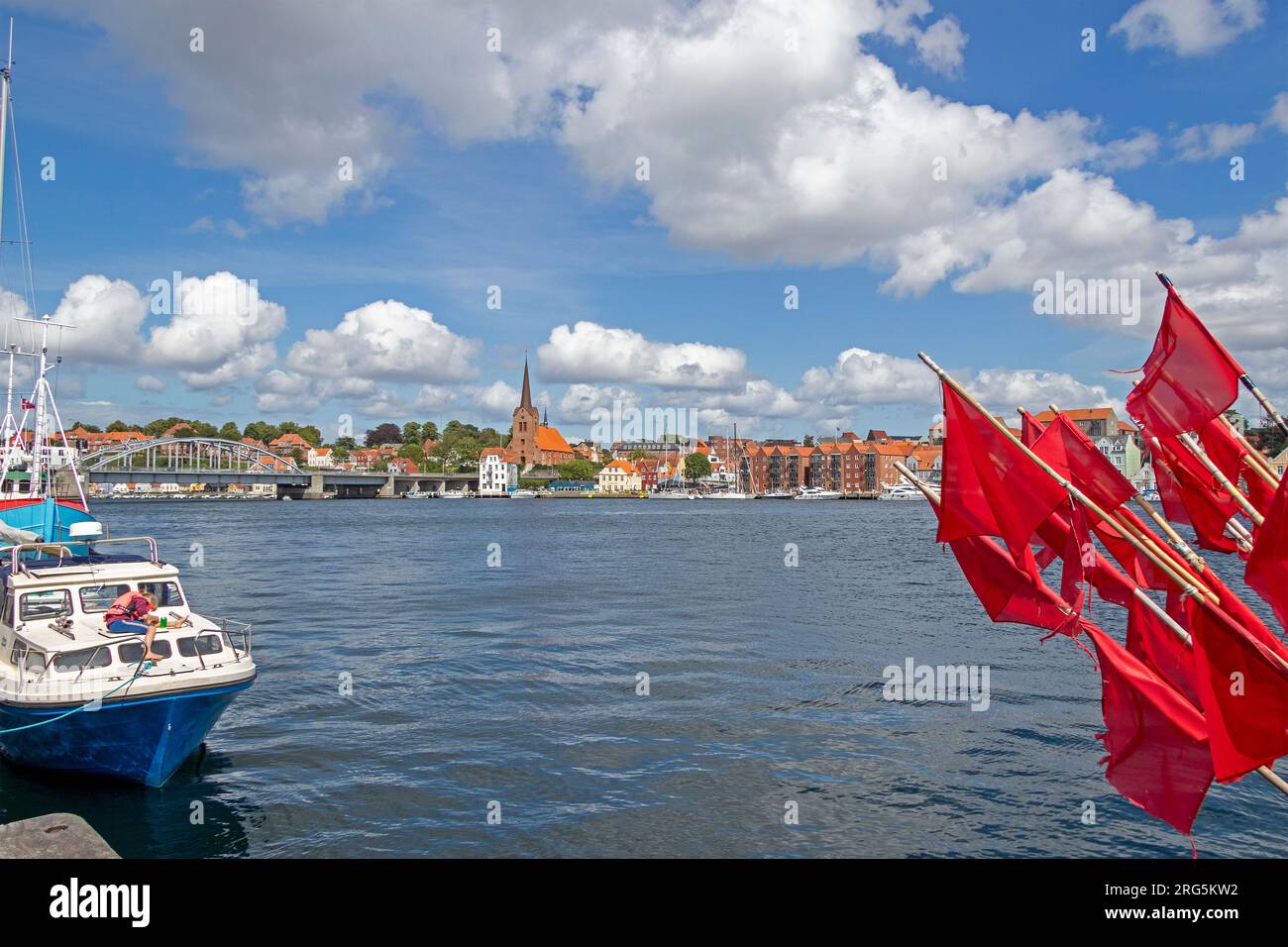 Boat, harbour, Sønderborg, Syddanmark, Denmark Stock Photo - Alamy