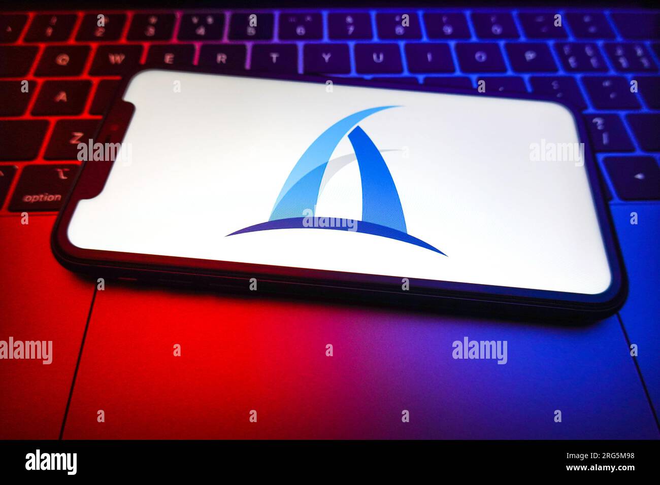 China. 07th Aug, 2023. In this photo illustration, the Aspark logo is ...