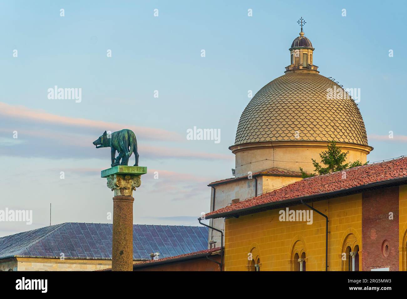 The Capitoline Wolf or Lupa Capitolina is a bronze sculpture near the ...