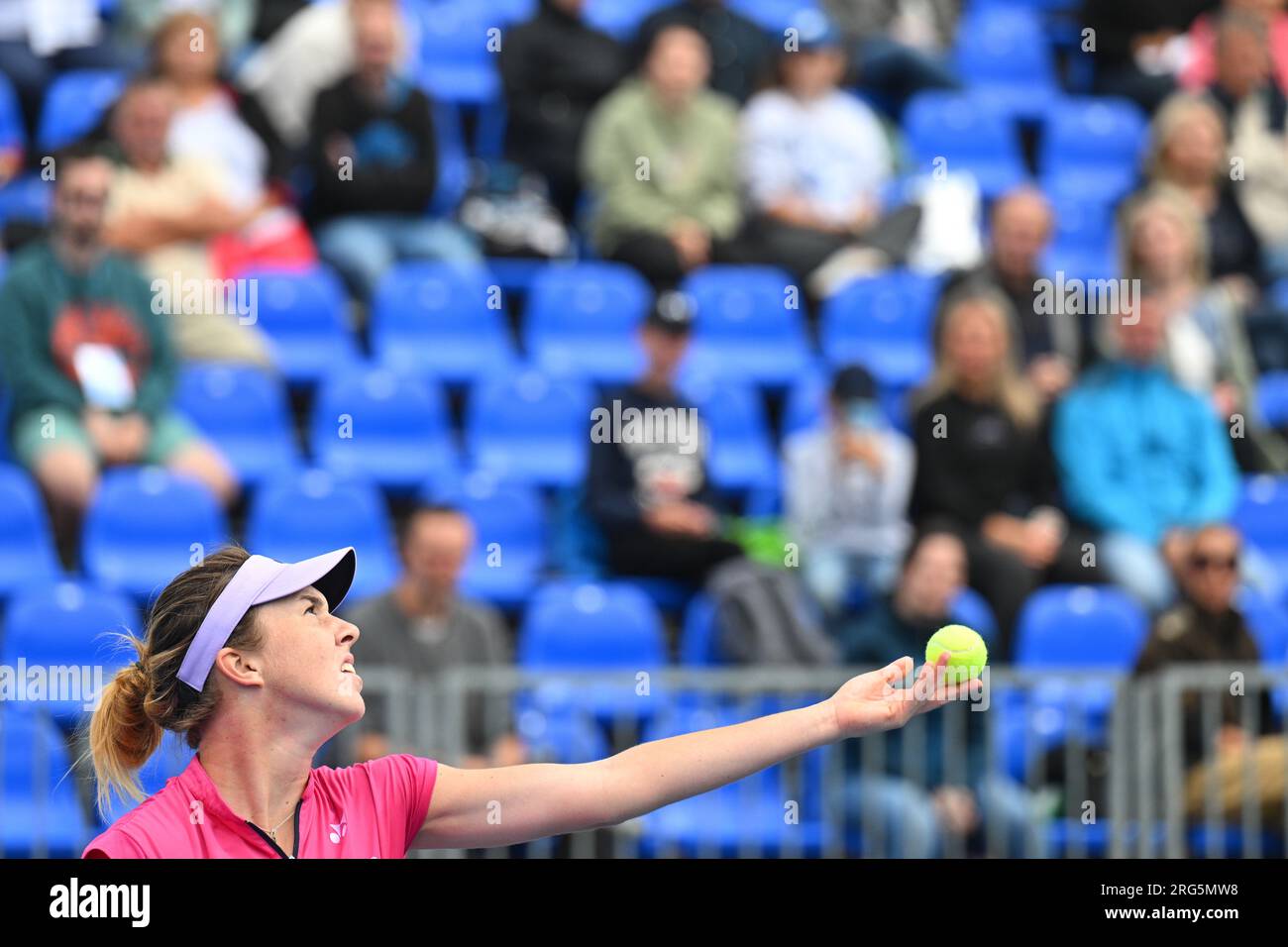 Prague, Czech Republic. 07th Aug, 2023. Czech Linda Noskova in action ...
