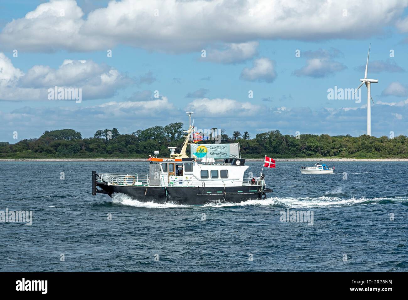 Bicycle ferry, coast near Broager, Syddanmark, Denmark Stock Photo - Alamy