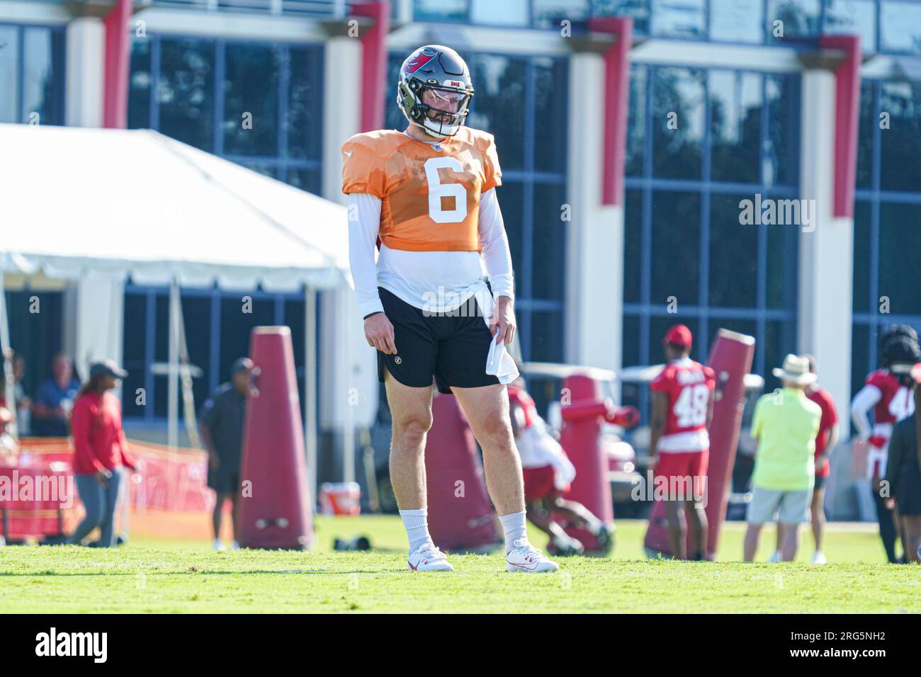 Tampa, Florida, USA, August 3, 2023, Tampa Bay Buccaneers quarterback ...