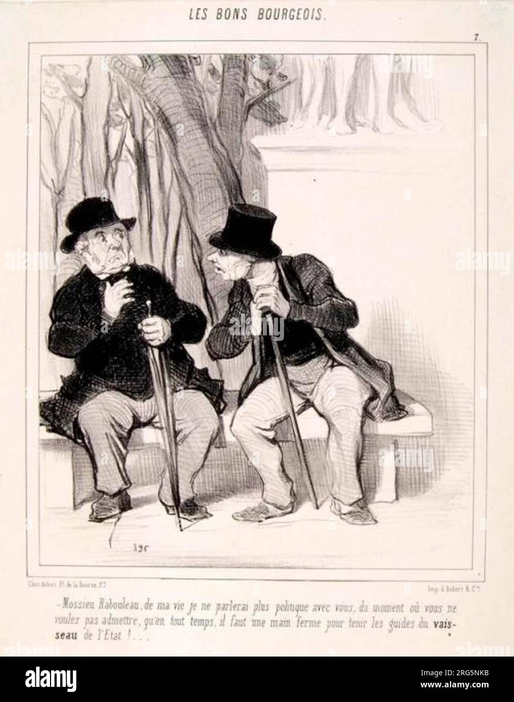 Les Bons Bourgeois. -Mossieu Rabouleau, .. - Honoré Daumier 1848 by ...