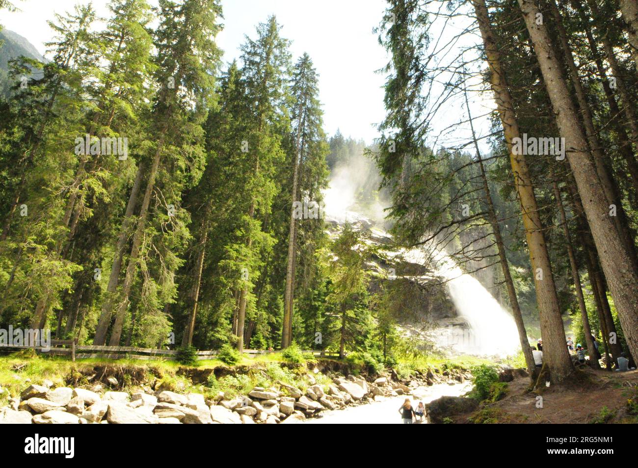 Landscape of Krimml Waterfall in Austria Stock Photo - Alamy