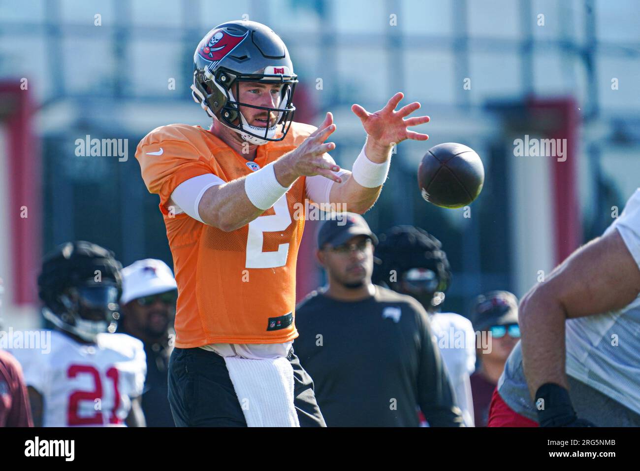 Tampa, Florida, USA, August 3, 2023, Tampa Bay Buccaneers quarterback ...