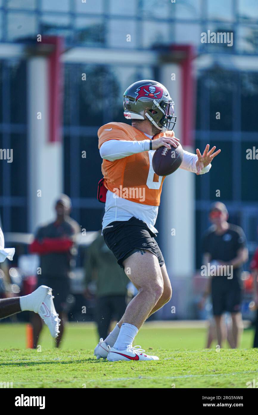 Tampa, Florida, USA, August 3, 2023, Tampa Bay Buccaneers quarterback ...