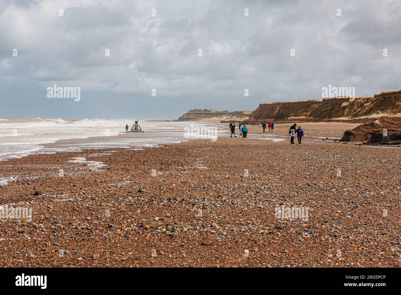 happisburgh beach nofolk Stock Photo - Alamy